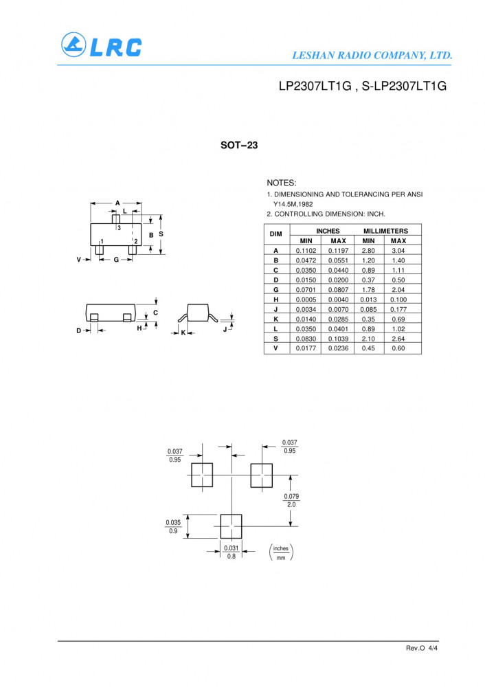 LP2307LT1G datasheet page 4