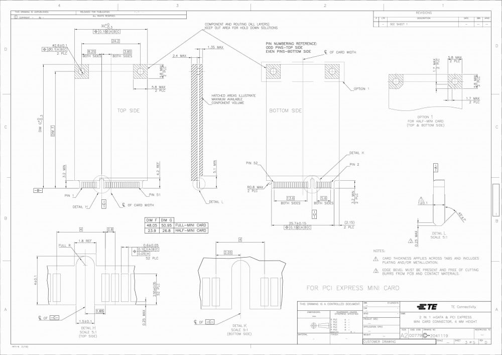 TE Connectivity 2041119-1 drawing page 3