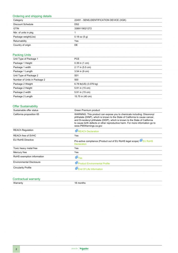 XGHB90E340 technical document page 2