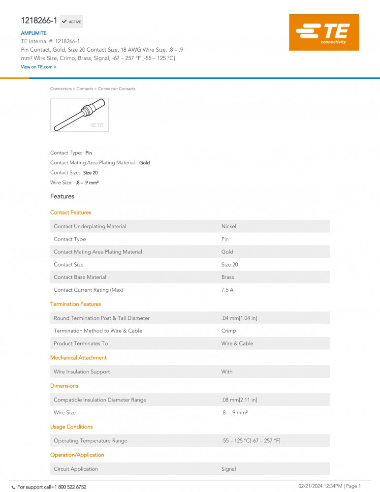 1218266-1 technical document page 1