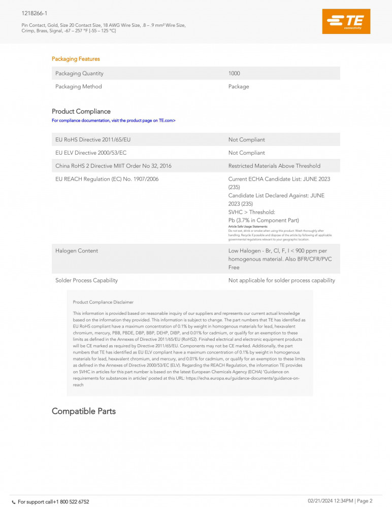 1218266-1 technical document page 2