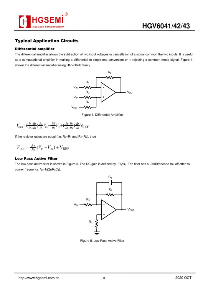 HGV604X datasheet page 8