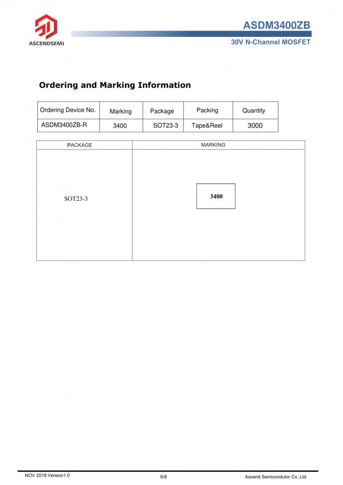 ASDM3400ZB-R datasheet page 6
