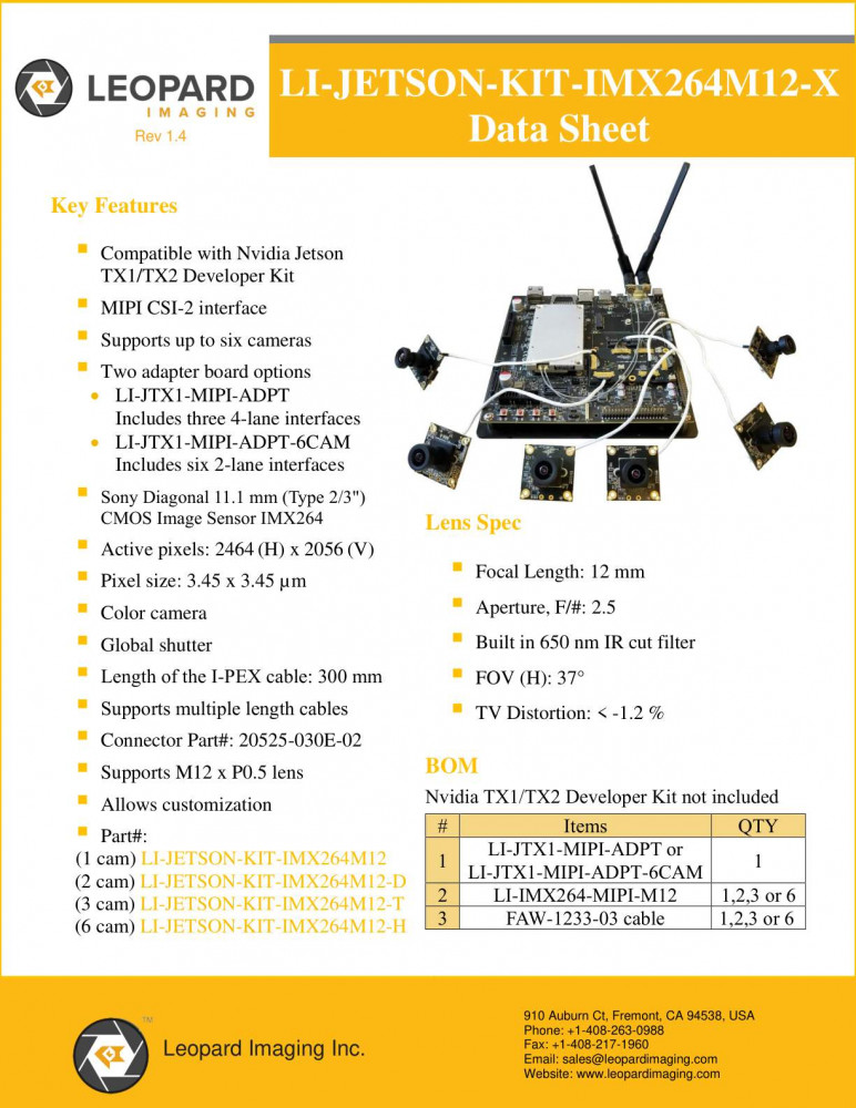 Supplied technical document page 1