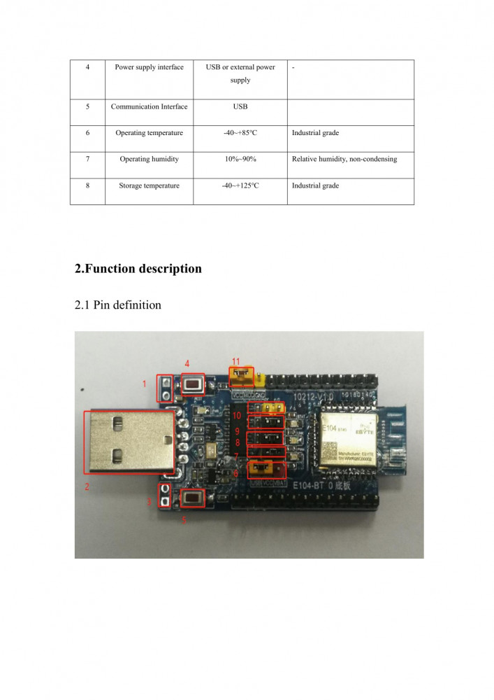 E104-BT40-TB technical document page 2