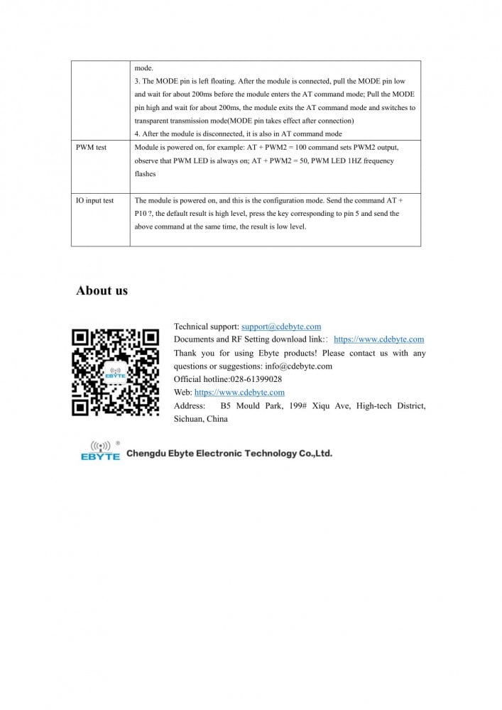 E104-BT40-TB technical document page 4