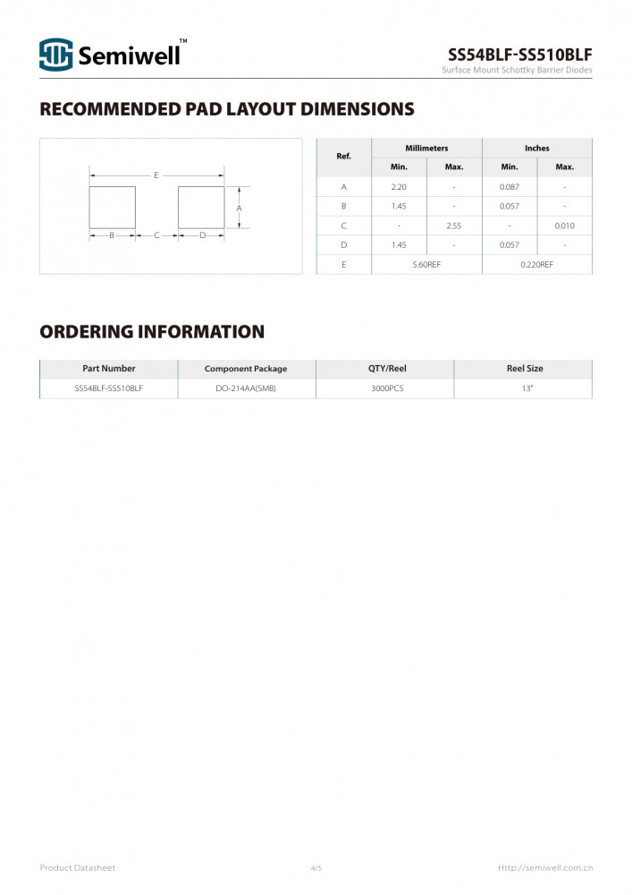 SS58BLF datasheet page 4