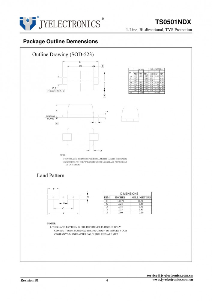 TS0501NDX datasheet page 4