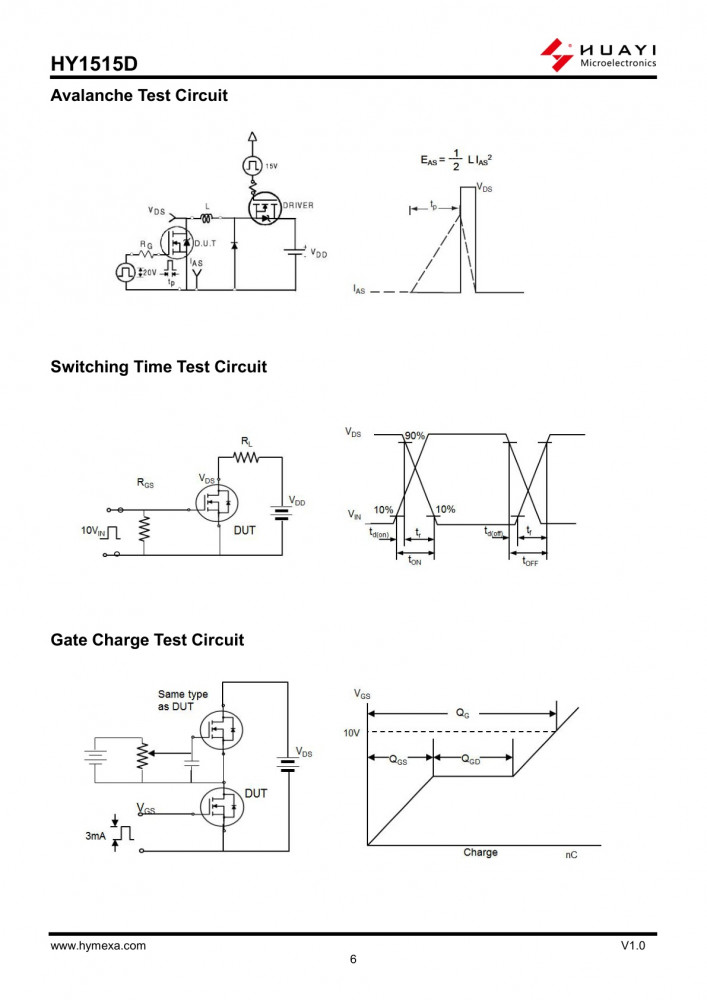 HY1515D datasheet page 6