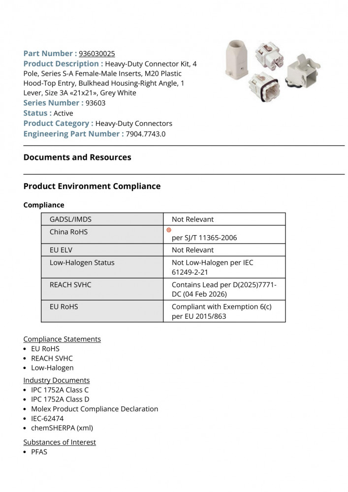 936030025 product documentation image 1