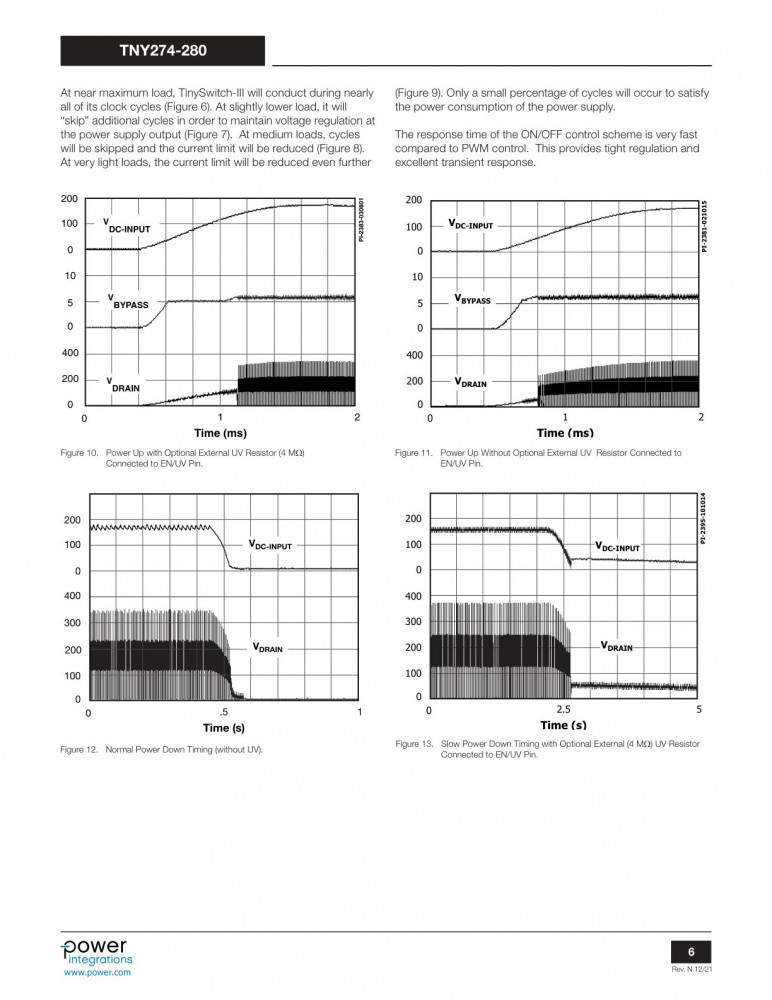 TNY274-280 TinySwitch-III datasheet page 6