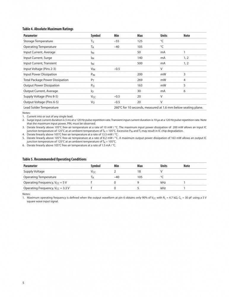 ACPL-K370-500E datasheet page 5