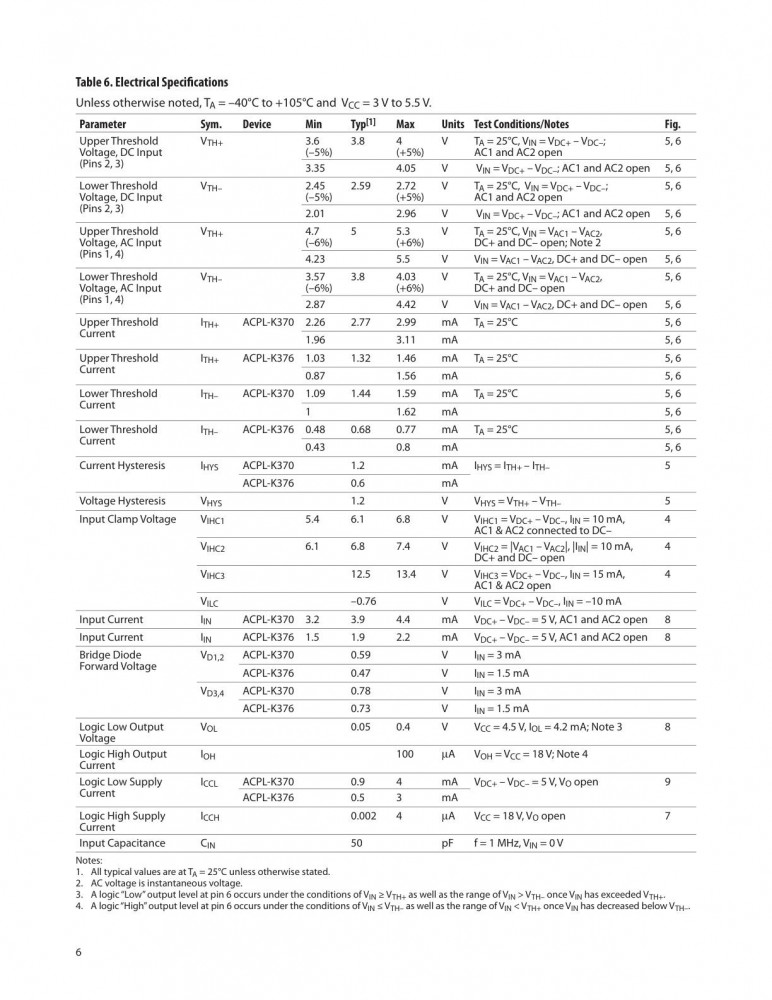 ACPL-K370-500E datasheet page 6