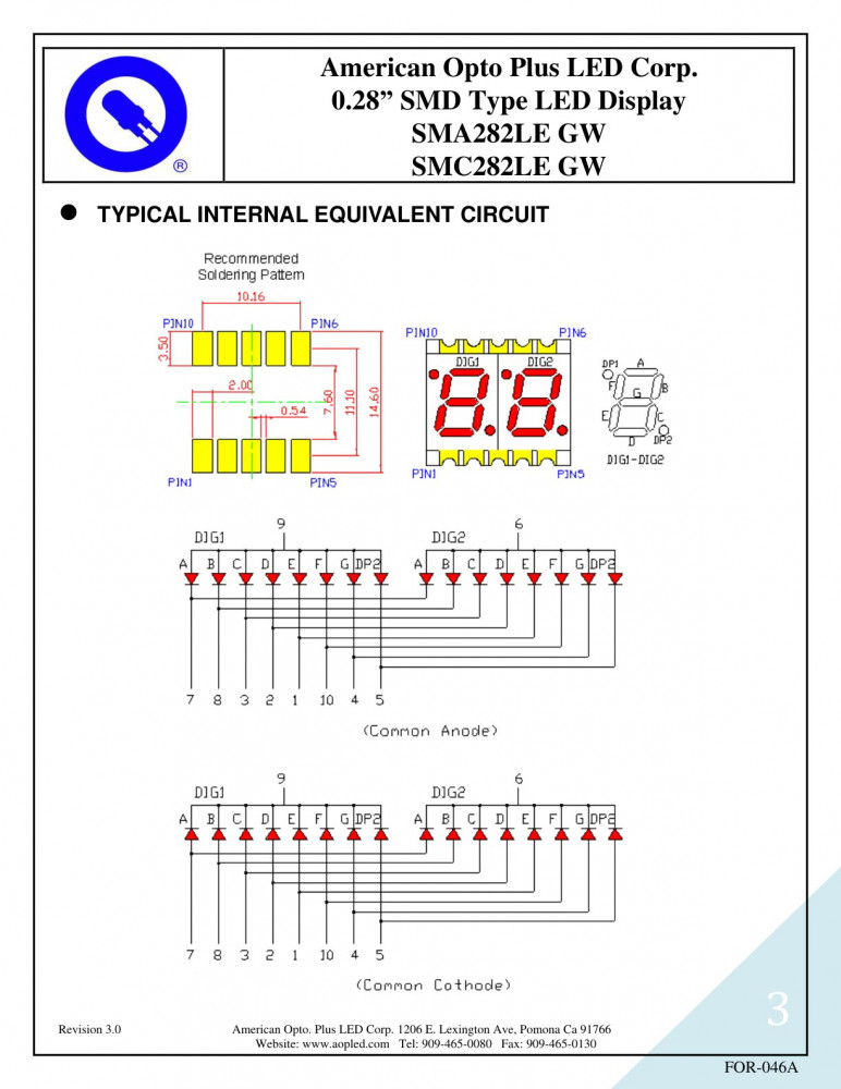 SMC282LE technical documentation page 3