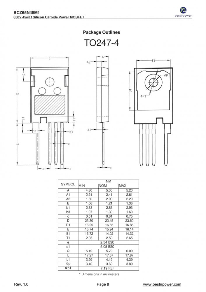 BCZ65N45M1 datasheet page 8