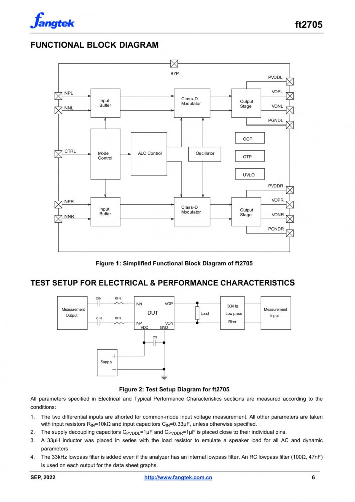FT2705P datasheet page 6