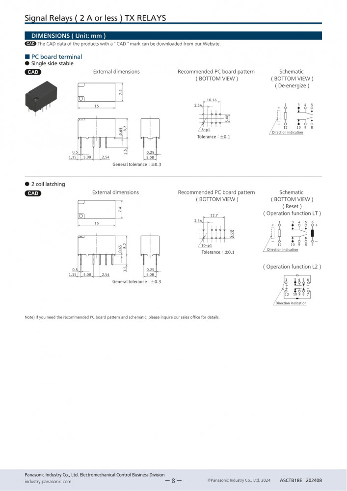 TX relay catalog page 9