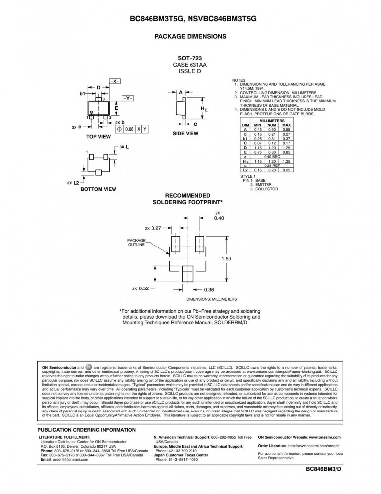 BC846BM3T5G datasheet page 5