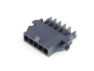 Mini-Fit TPA2 Plug Housing, 4.20mm Pitch, Single Row, UL 94V-2, Glow-Wire Capable, Panel Mount, 2 Circuits