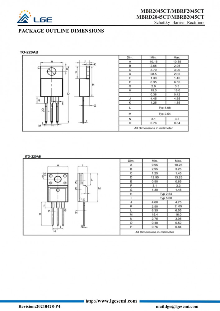 MBRD2045CT datasheet page 4