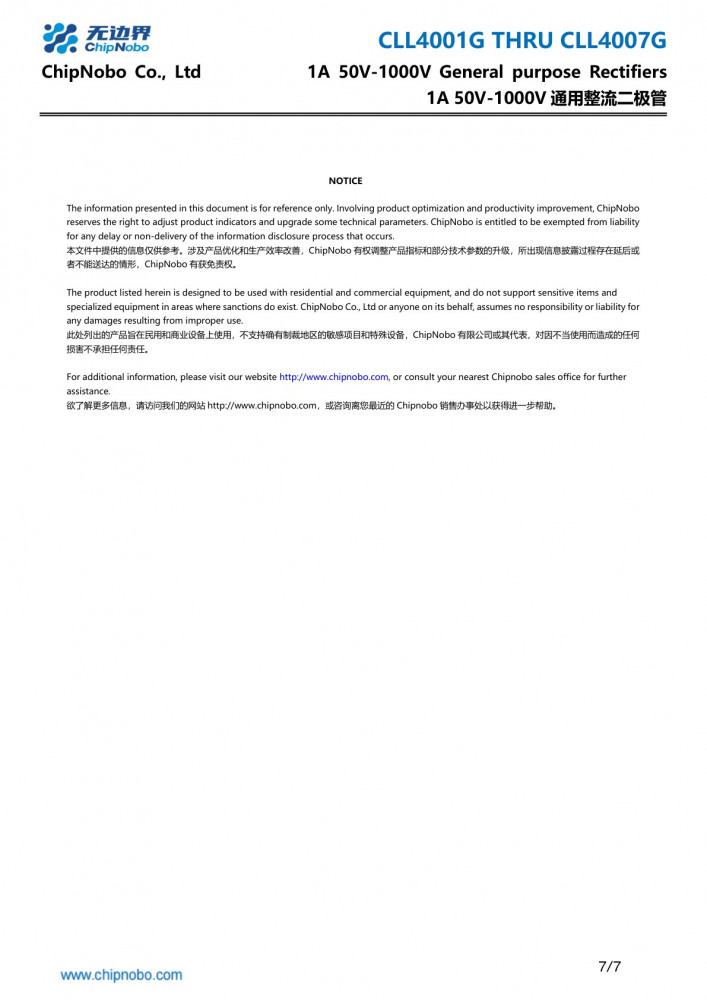 CLL4007G datasheet page 7