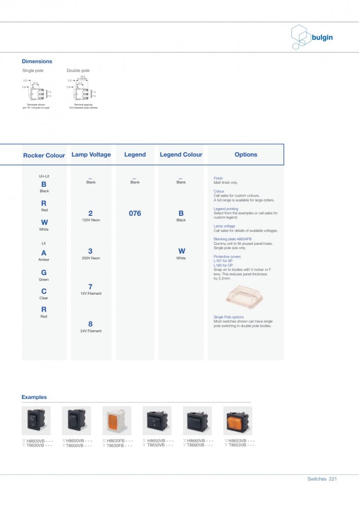 Bulgin L167 technical document page 2