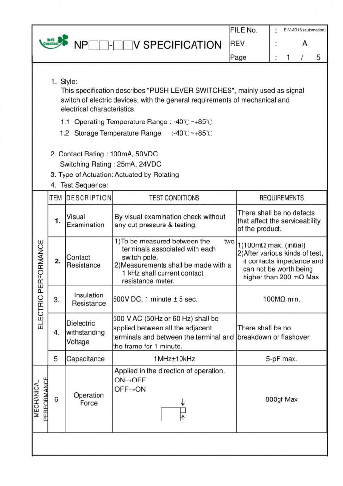 NPM-02VR specification page 7