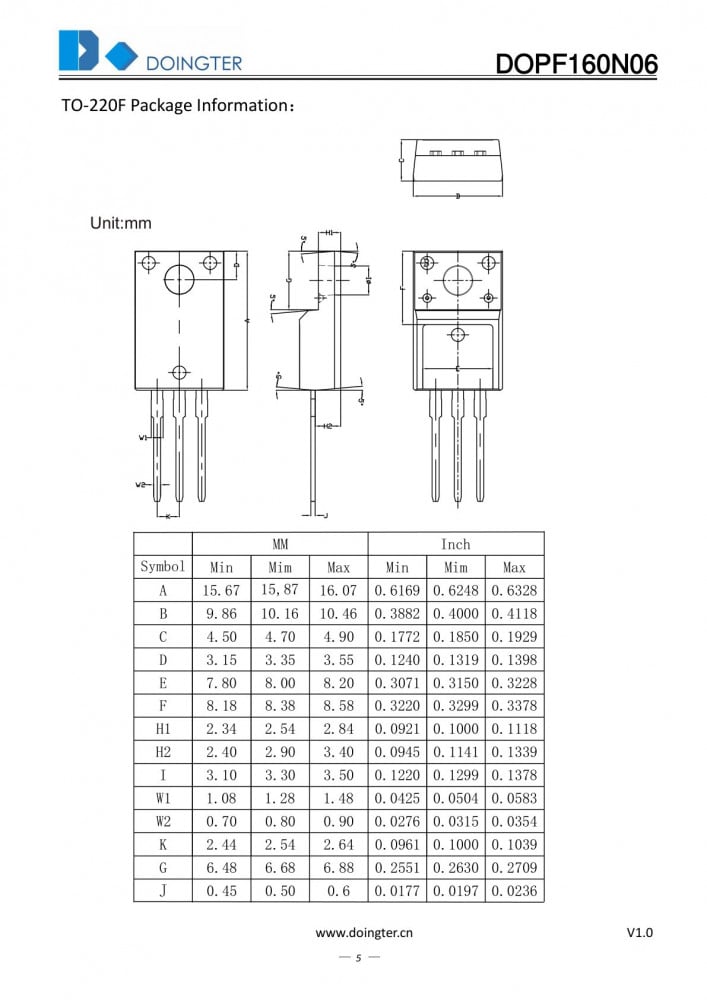 DOPF160N06 datasheet page 5
