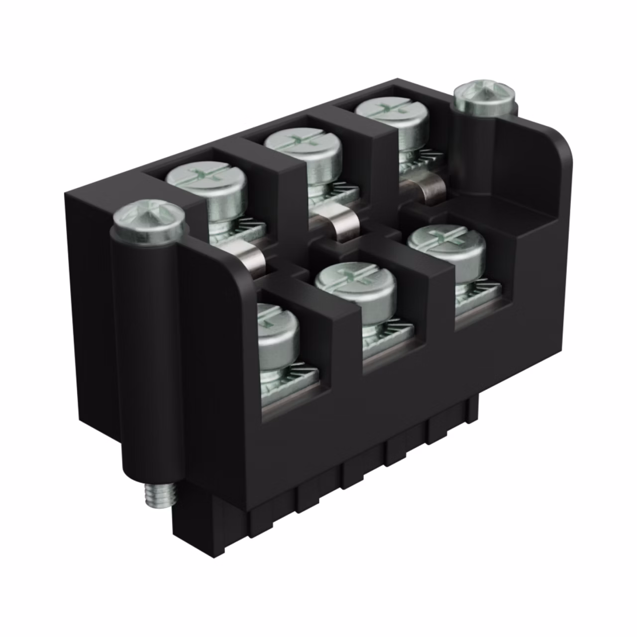 5.08mm Pitch Beau EuroMate Pluggable Terminal Block, Dual Level, 270° Wire Entry, with Retention Screws, 6 Circuits for sale