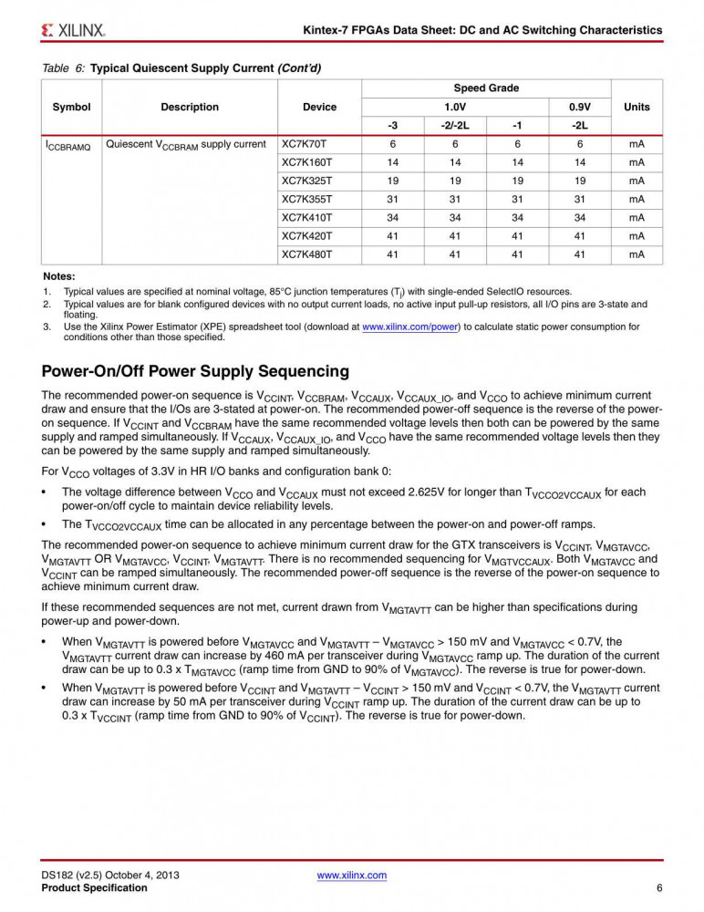 AMD Kintex-7 document page 6