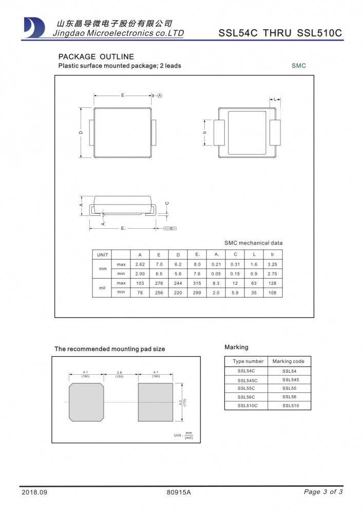 SSL510C datasheet page 3
