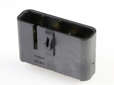 MultiCat High-Power Vertical Header, 4 Circuits, Key A, Black for sale
