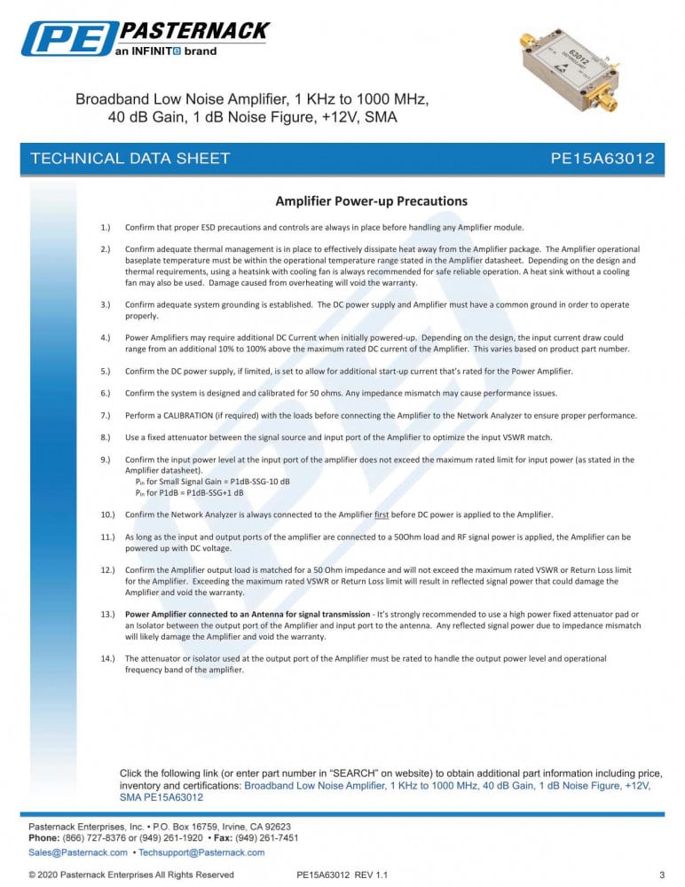 PE15A63012 datasheet page 3