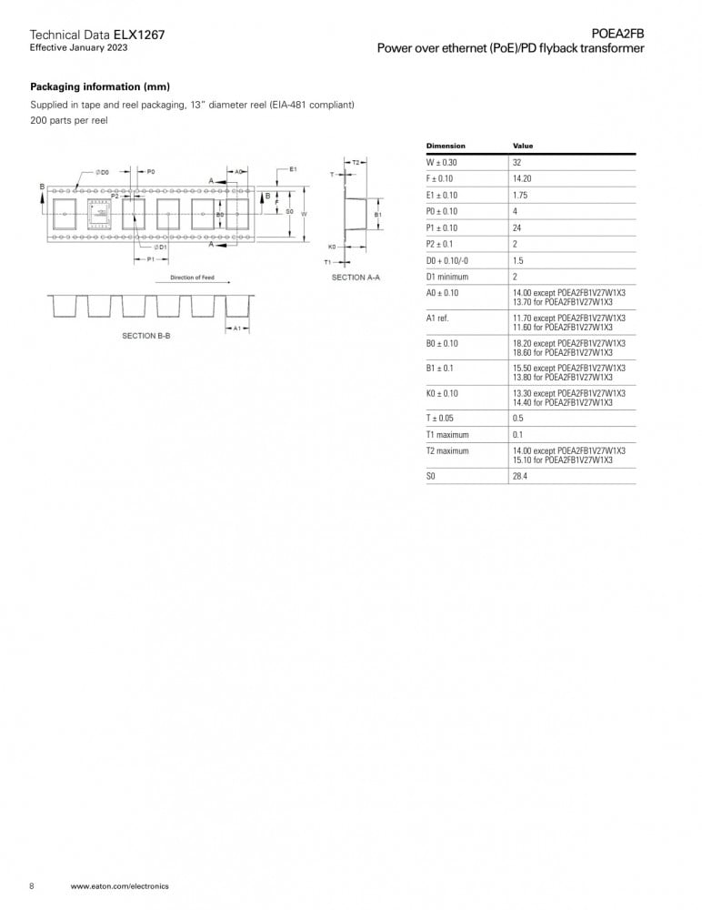 POEA2FB datasheet page 8