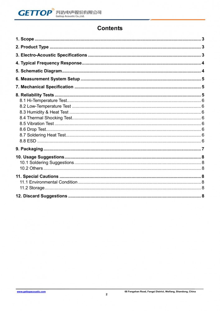 BOM9745L-V403D-HF datasheet page 3