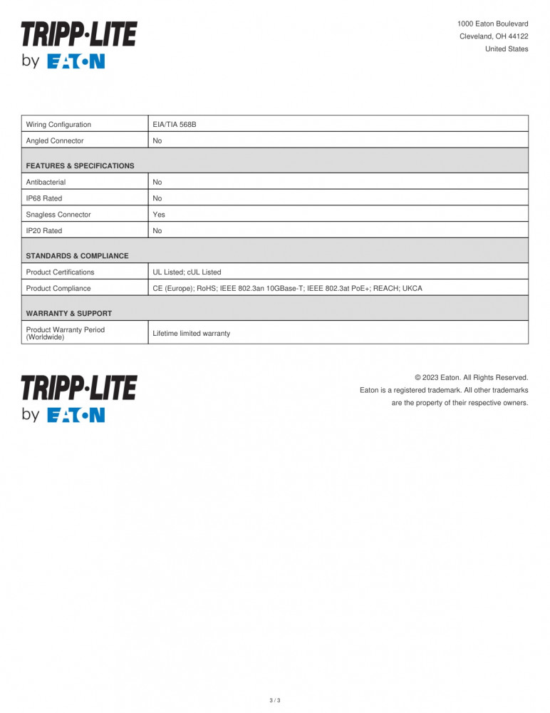 EATON N201-005-GN documentation page 3