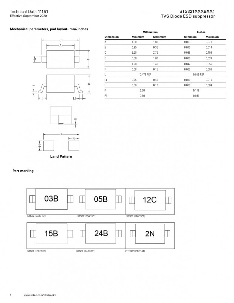 STS321360B141 datasheet page 4