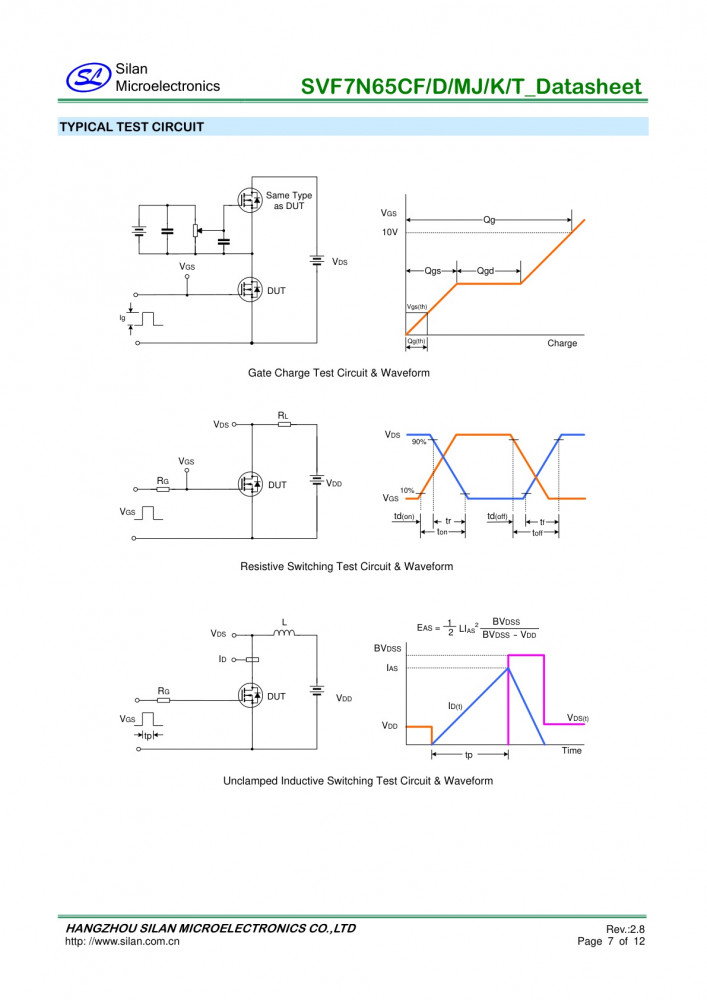 SVF7N65CMJ datasheet page 7