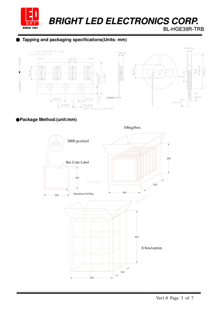 BL-HGE39R-TRB datasheet page 3
