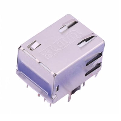 UDE Corp RT7-174AAM1A Modular Ethernet Connector Jack with Magnetics for sale