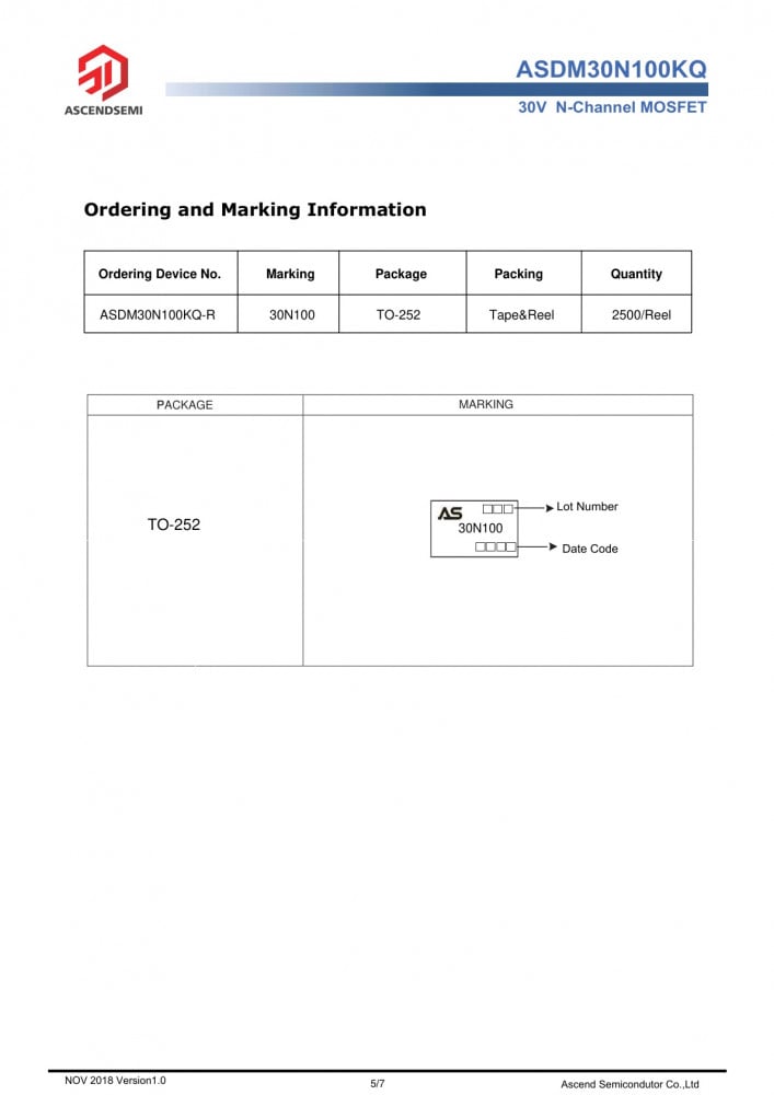 ASDM30N100KQ-R datasheet page 5