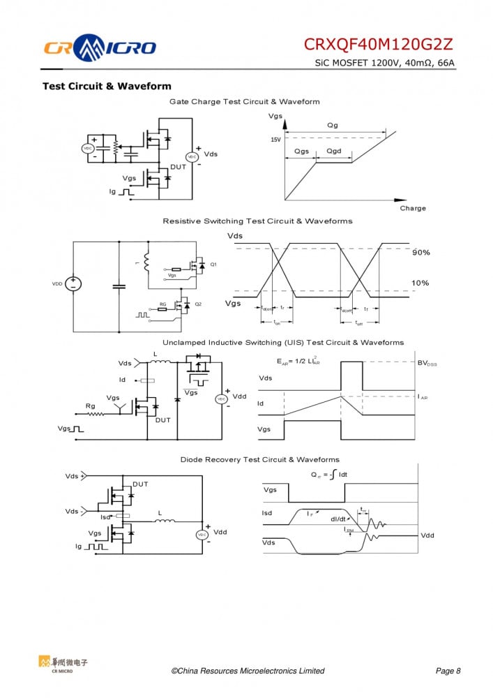 CRXQF40M120G2Z datasheet page 8