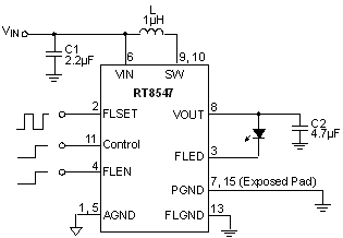 RT8547 - 1.6A Flash LED Driver for sale