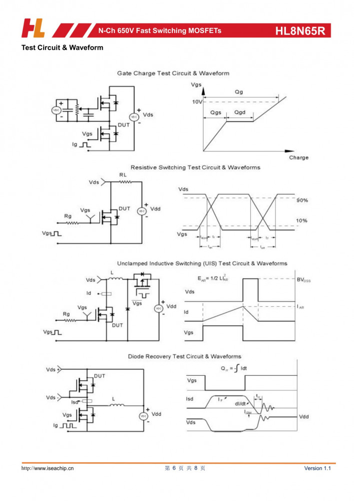 HL 8N65R datasheet page 6