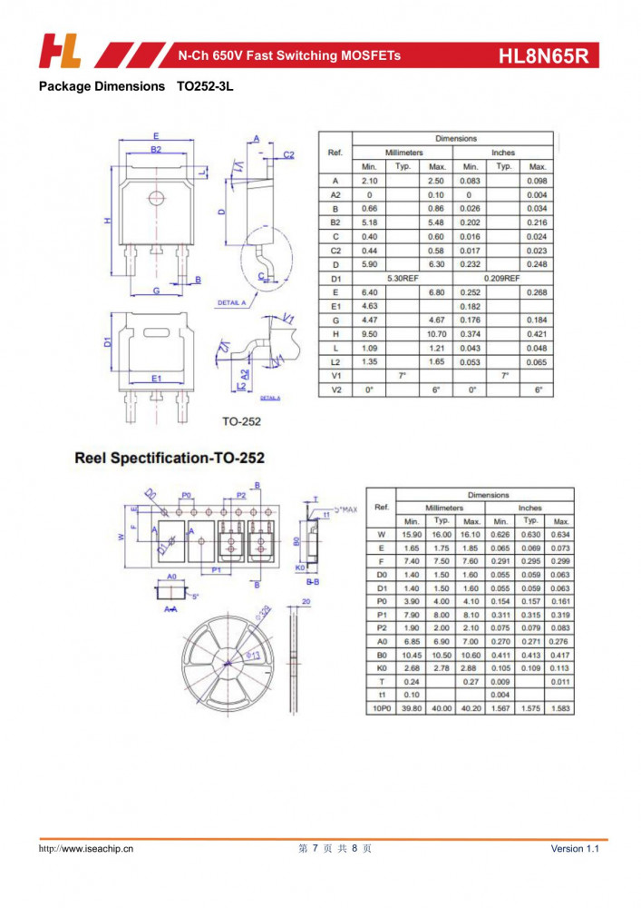 HL 8N65R datasheet page 7