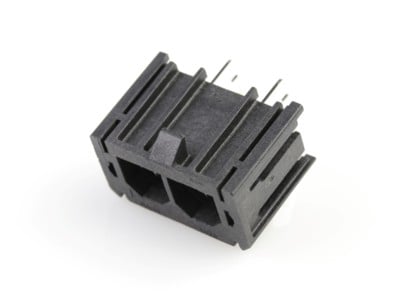 Sabre Right-Angle Header, 7.50mm Pitch, 2 Circuits, Glow-Wire Capable, 5.33mm Tail Length, for 2.40mm PCB, without Board Lock for sale