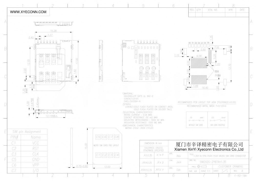 SIM202G-ZYB7AH1.35 technical document