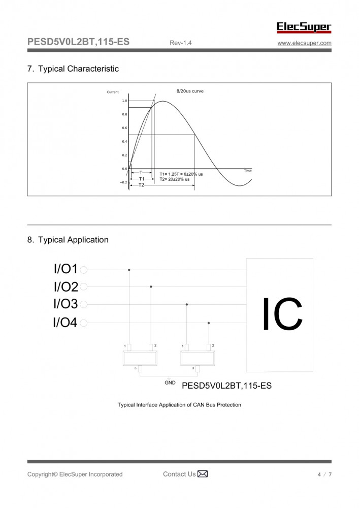 PESD5V0L2BT,115-ES technical document page 4
