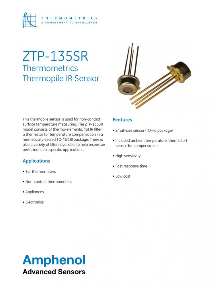 ZTP-135SR-F1 technical document page 1