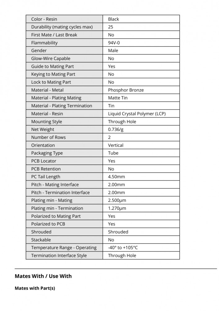 Molex document page 3